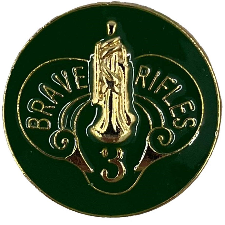 3d ACR 7/8" Brave Rifles Pin – CavHooah.com
