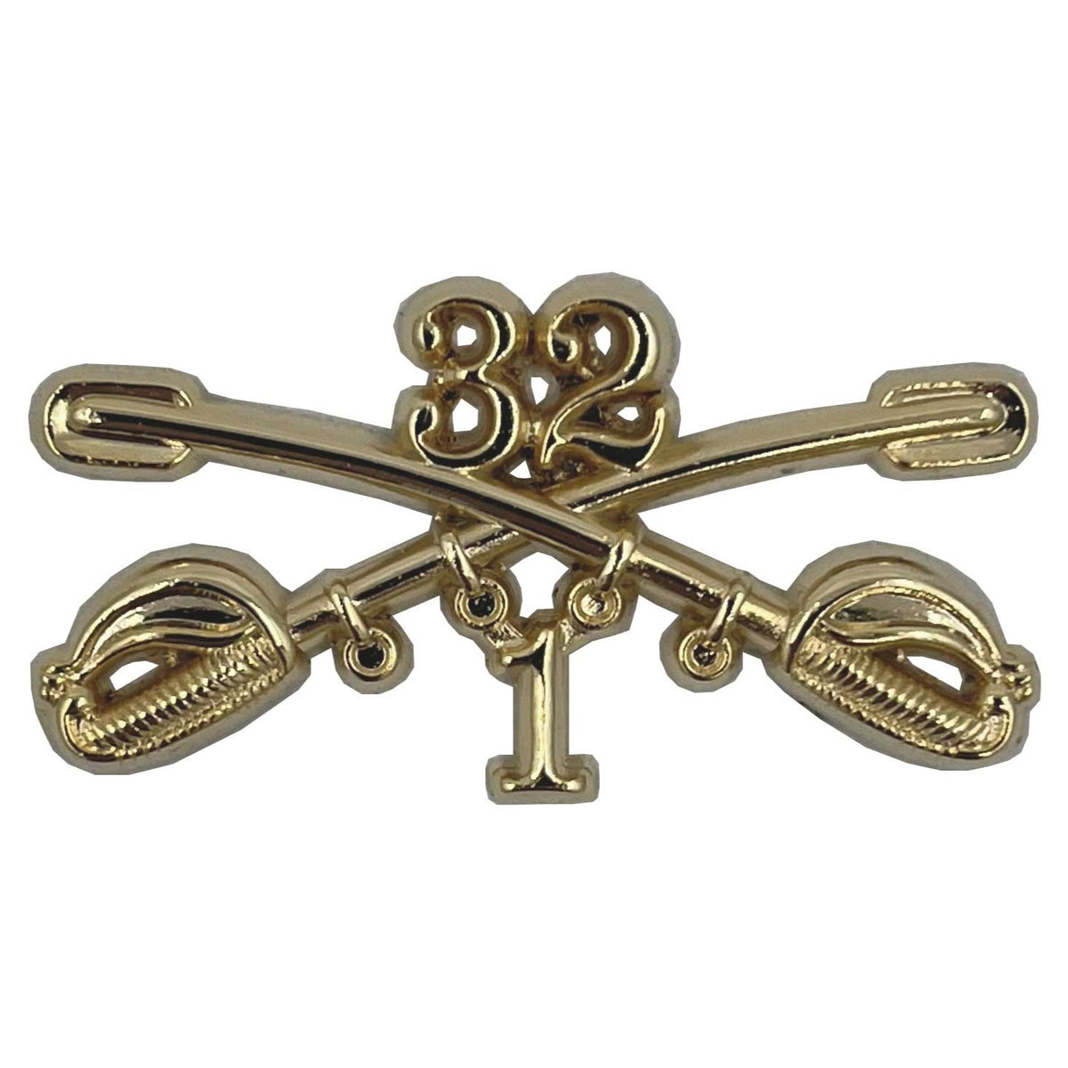 1-32 Regimental Crossed Sabers Standard – CavHooah.com
