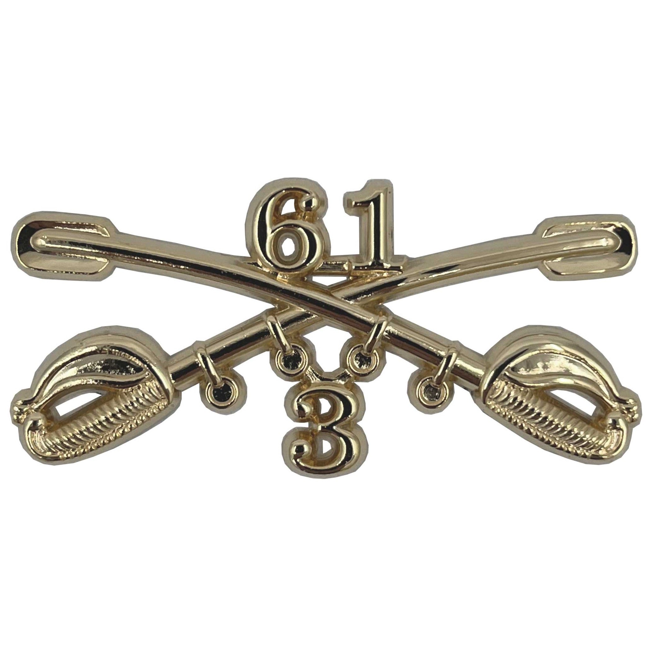 3-61 Cavalry Regimental Crossed Sabers Large – CavHooah.com
