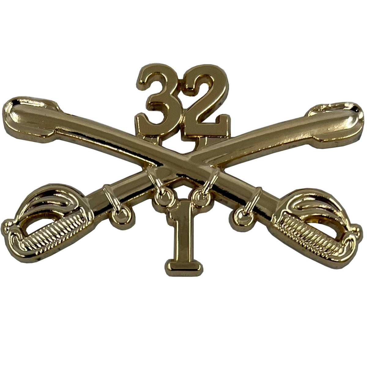 1-32 Cavalry Custom Crossed Saber Pin – CavHooah.com