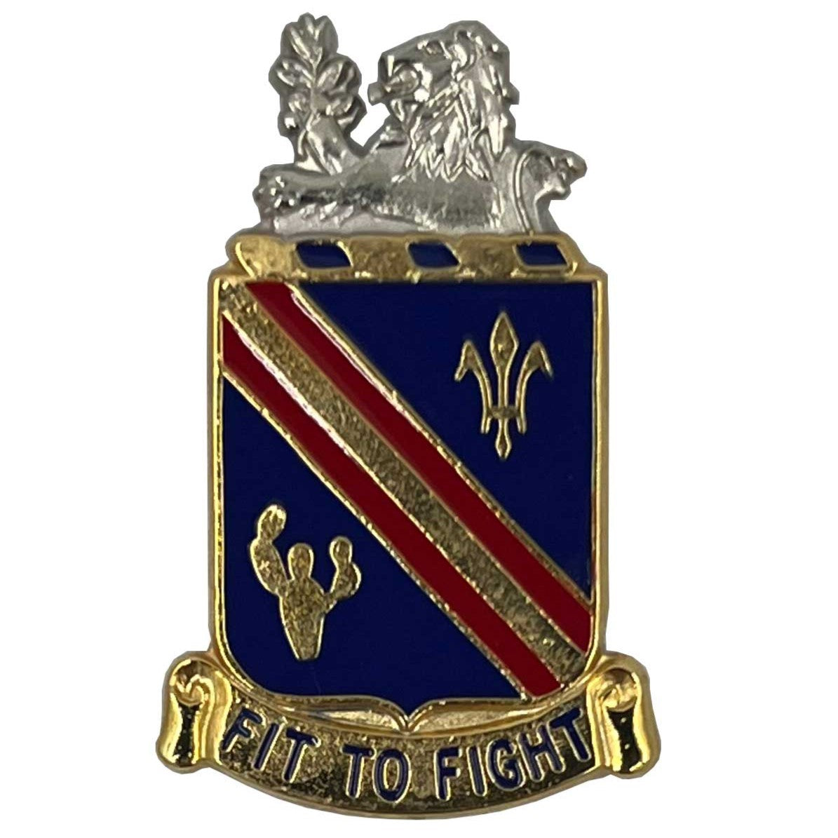 152d Cavalry Distinctive Unit Insignia Crest "Fit to Fight" set of two ...