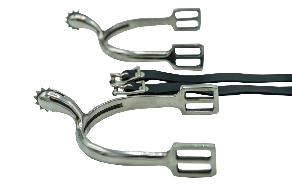 Model 1885 Silver Combat Cavalry Spurs – CavHooah.com
