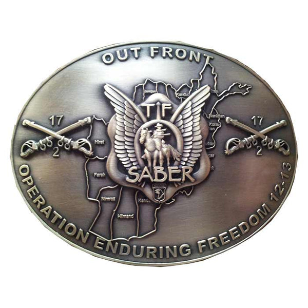 Custom TF Saber OEF 12-13 Belt Buckle – CavHooah.com