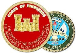Corps of Engineer Challenge Coin – CavHooah.com